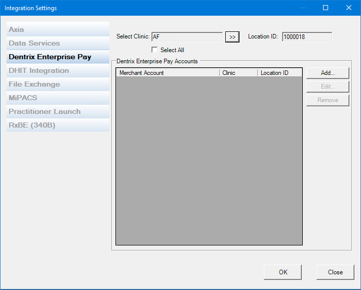 Setting up Dentrix Enterprise Pay
